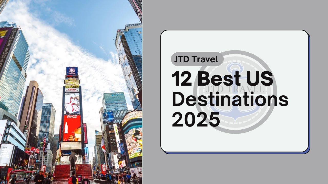 12 Best US Travel Destinations 2025 - YouTube
