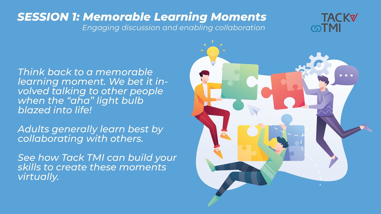 SESSION 1: Memorable Learning Moments. - YouTube