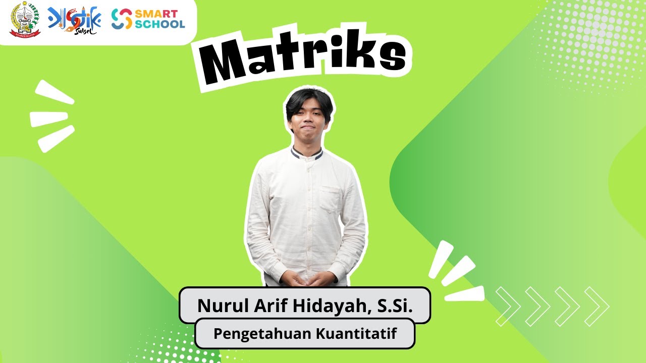 Pengetahuan Kuantitatif|Matriks|Nurul Hidayah - YouTube