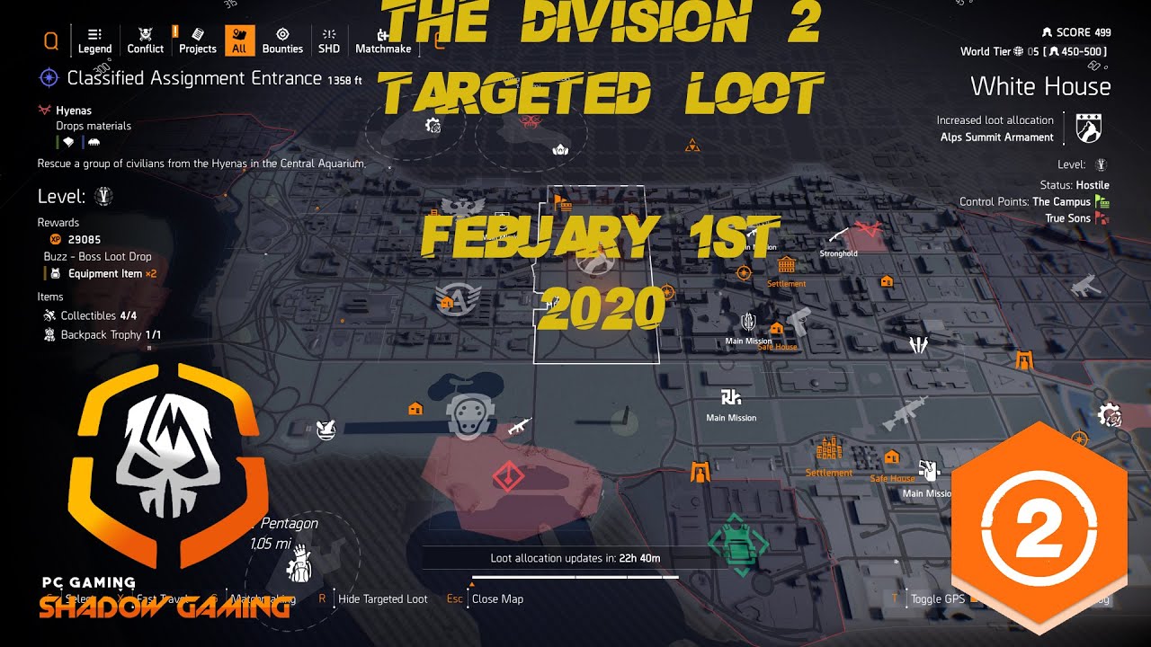The Division 2 | Targeted Loot | February 1 - YouTube