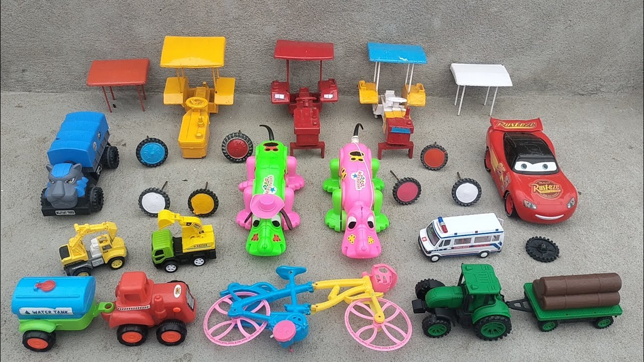 Mini john Deere tractor ambulance camel cng auto rickshaw jcb video ...