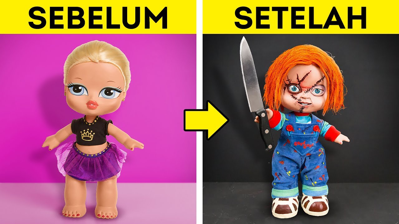 7 TRANSFORMASI BONEKA YANG DAHSYAT || Kerajinan Boneka yang Bikin Kamu ...
