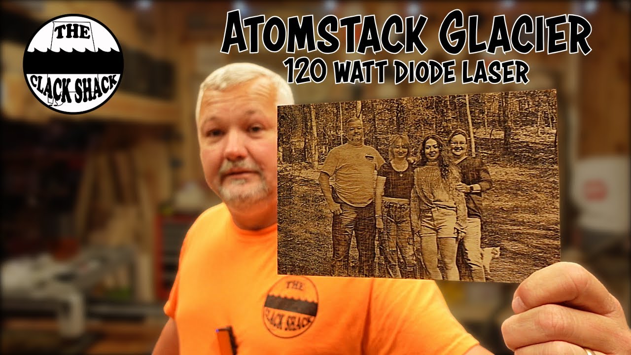 Atomstack Glacier- 120 watt diode laser - YouTube