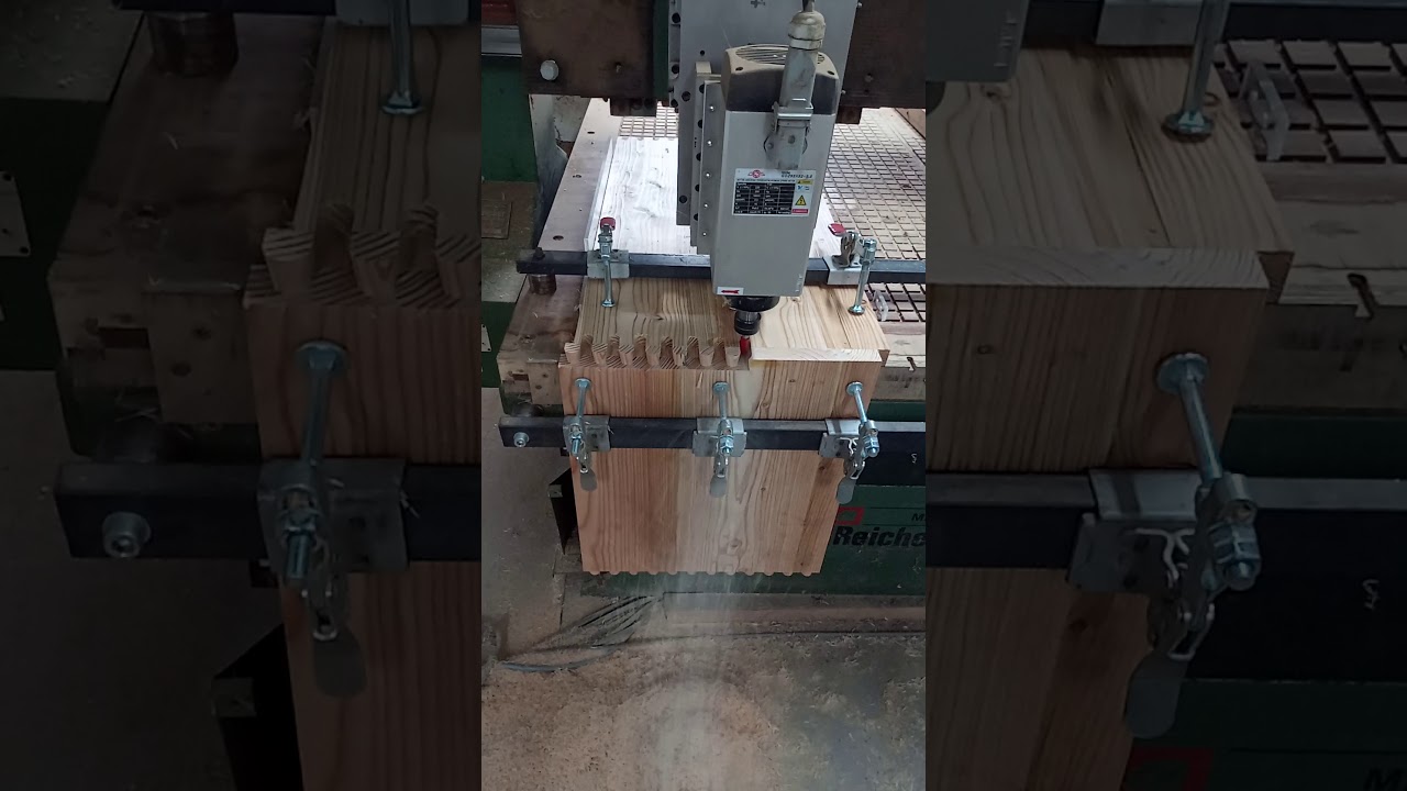 Cnc router for half-blind dovetail joint. - YouTube