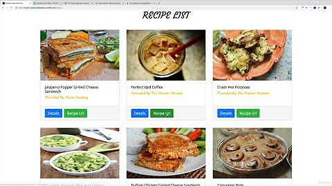 Food Recipe App Using ReactJs - YouTube