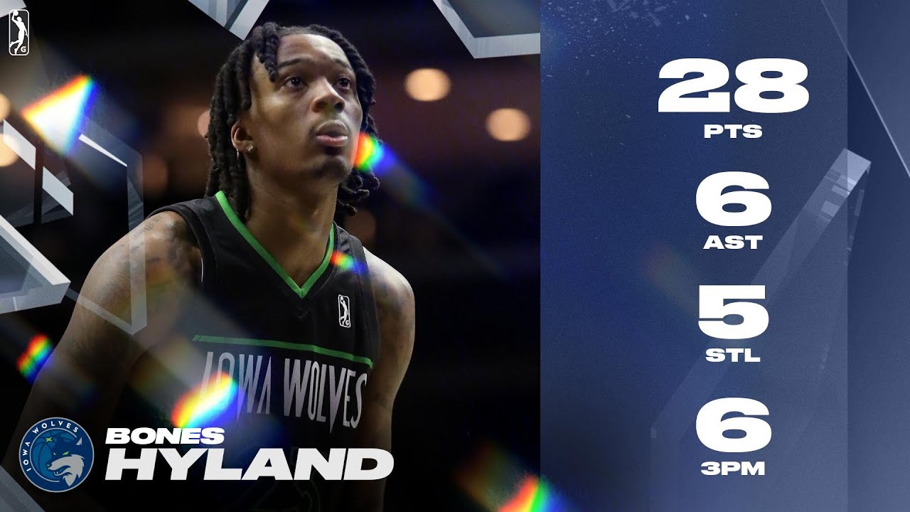 Bones Hyland Stuffed The Stat-Sheet (28 PTS, 6 AST, 5 STL, 6 3PM) In ...