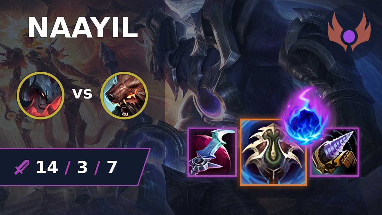 [ Naayil ] Aatrox TOP vs Udyr | EUW MASTER | LOL Season 2024 - YouTube
