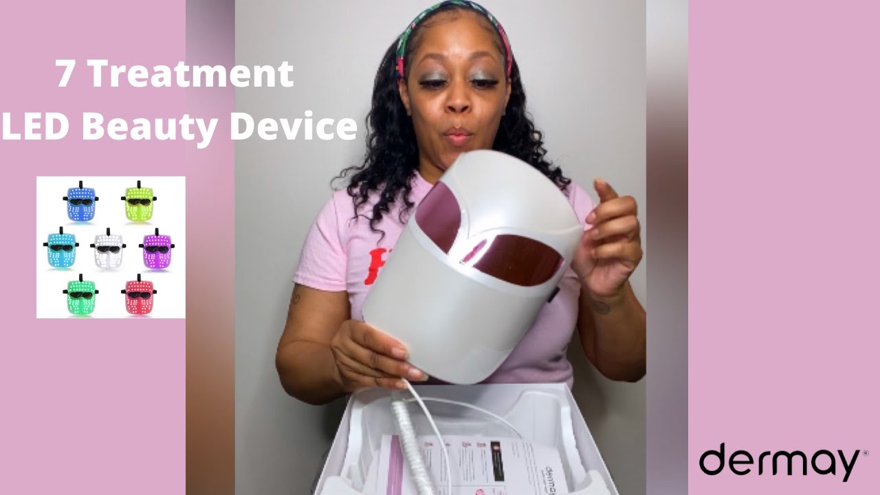 Dermay 7 Treatment LED Beauty Device| Unboxing and First Impressions ...