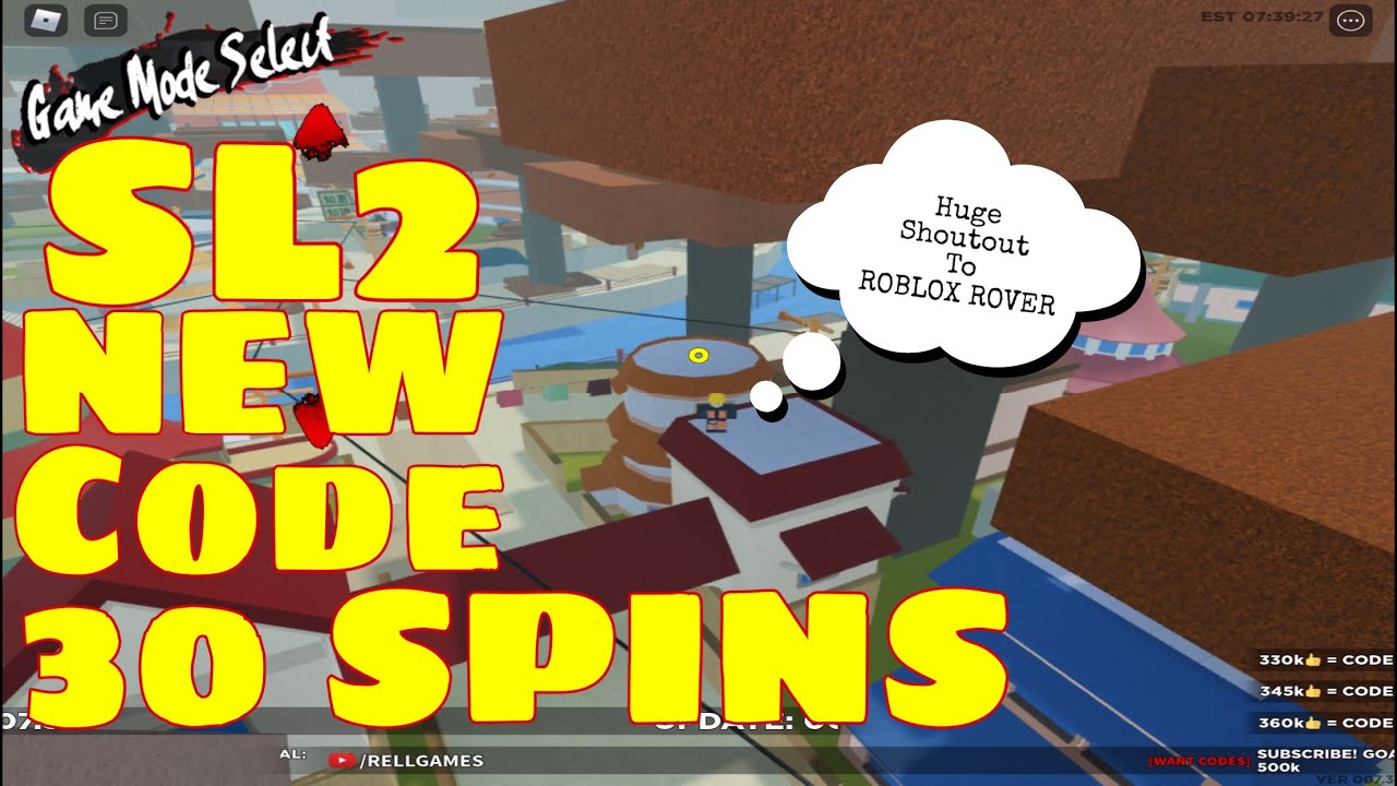 *NEW* SL2 FREE CODE Shinobi Life 2 gives 30 FREE Spins + ALL Working ...