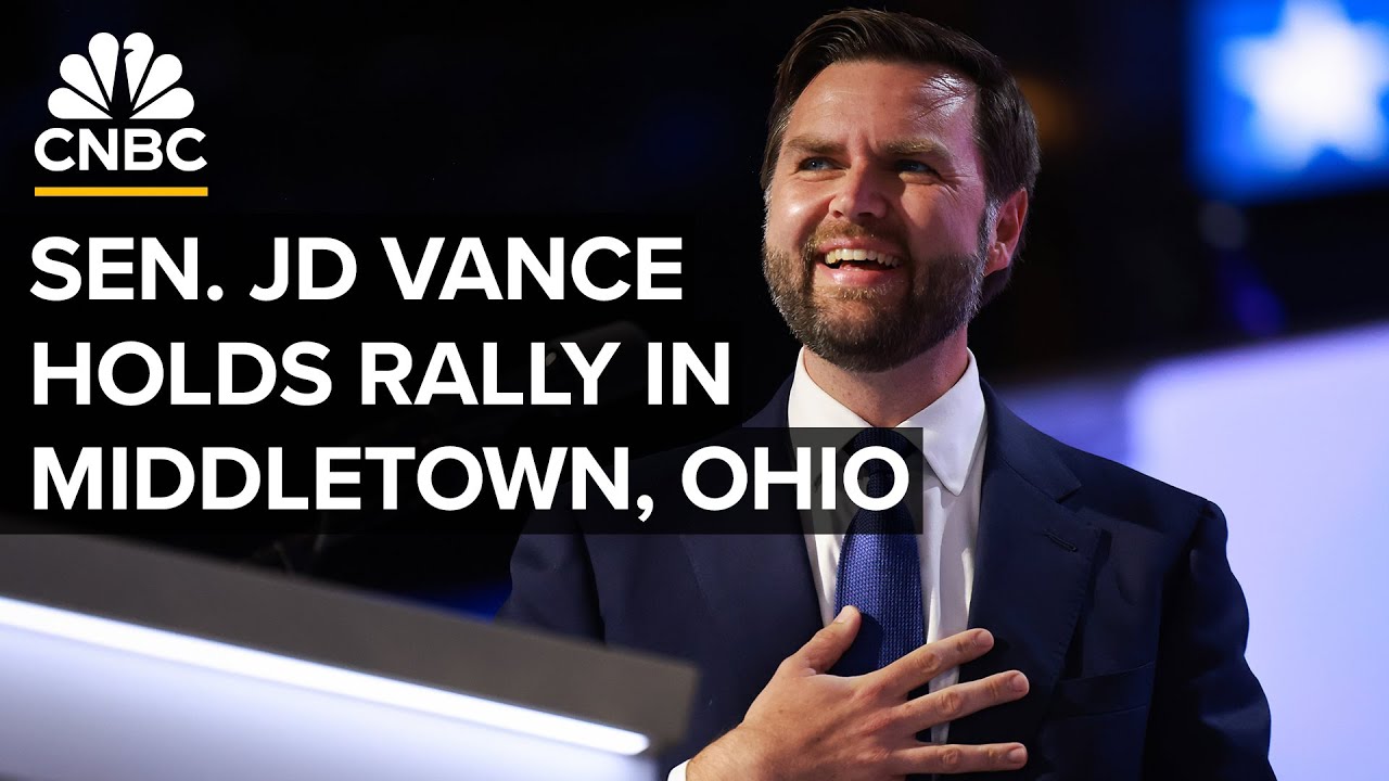 Republican vice presidential nominee Sen. JD Vance holds a rally in ...