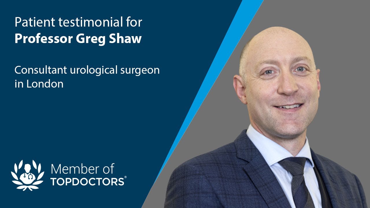 Patient testimonial for Professor Greg Shaw - YouTube