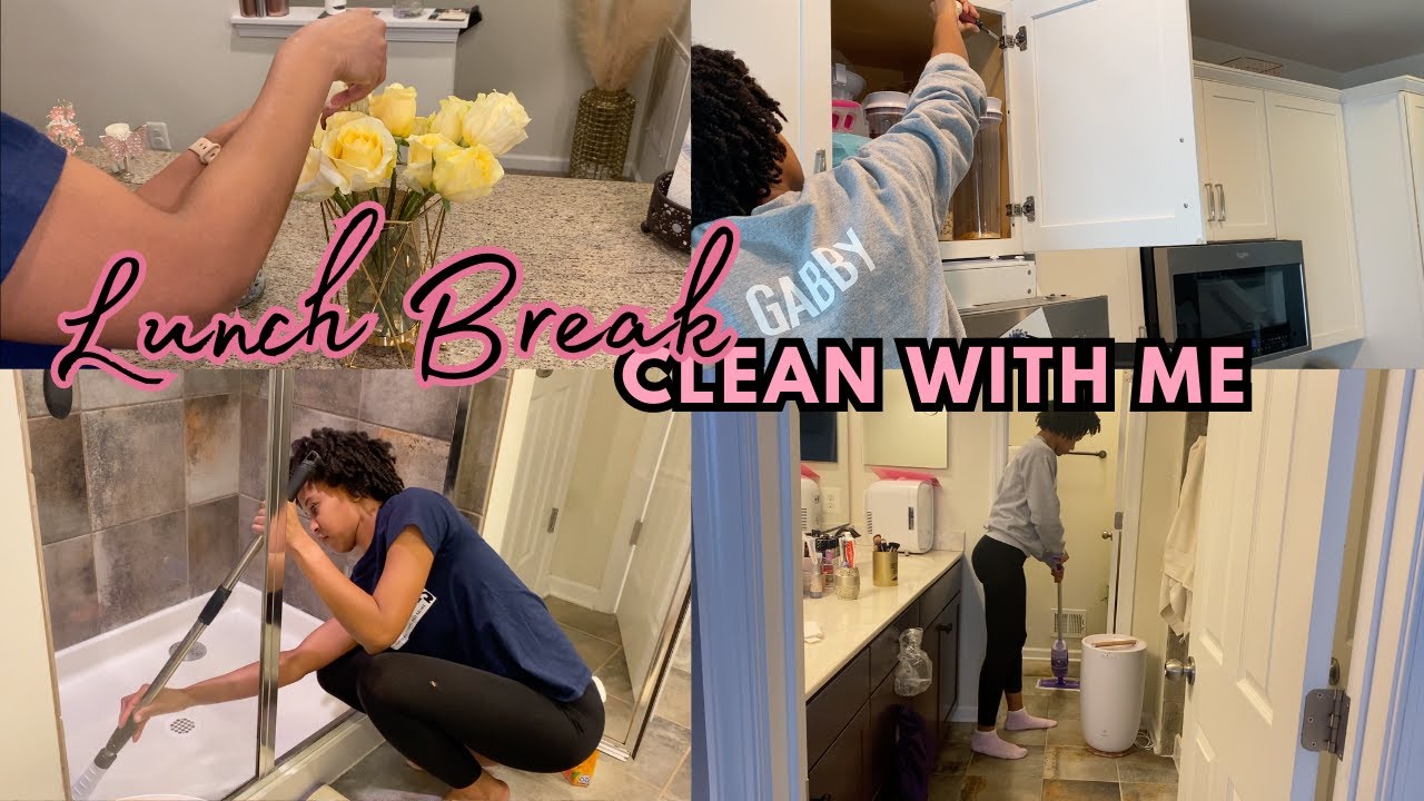 Realistic Clean With Me! | Speed Clean with Me During my Lunch Break ...