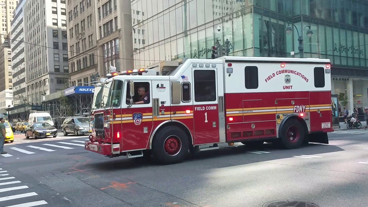 FDNY Field Comm 1 Responding - YouTube