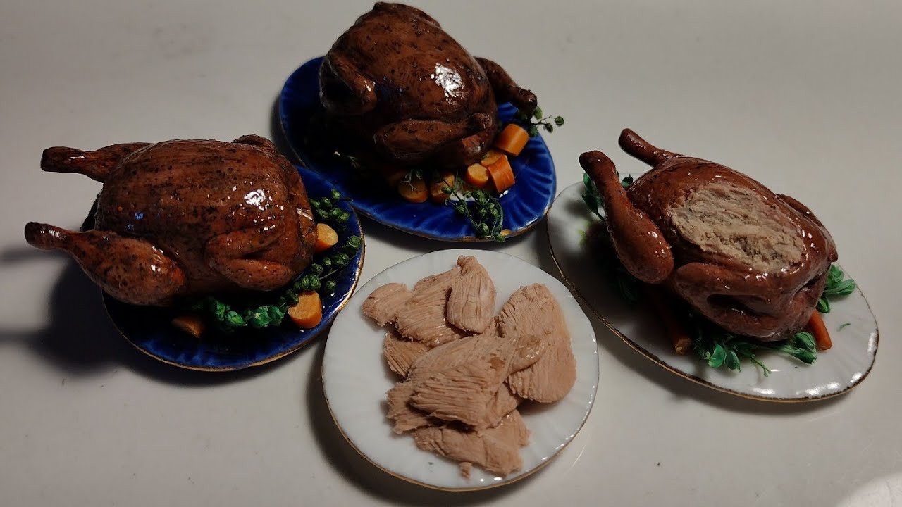 DIY MINI CHICKENS from Polymer Clay-Little Gretchen's Workshop - YouTube