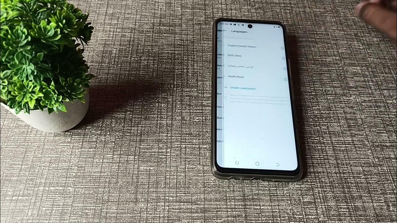How to change language in tecno pova 5g , mobile new updated settings - YouTube