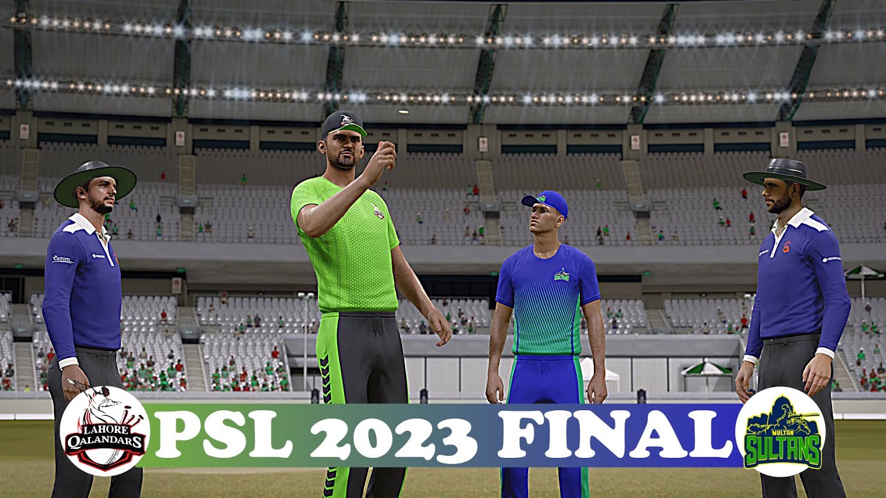 Cricket 24 - Lahore Qalandars vs Multan Sultans | PSL 2023 Final | 4K ...