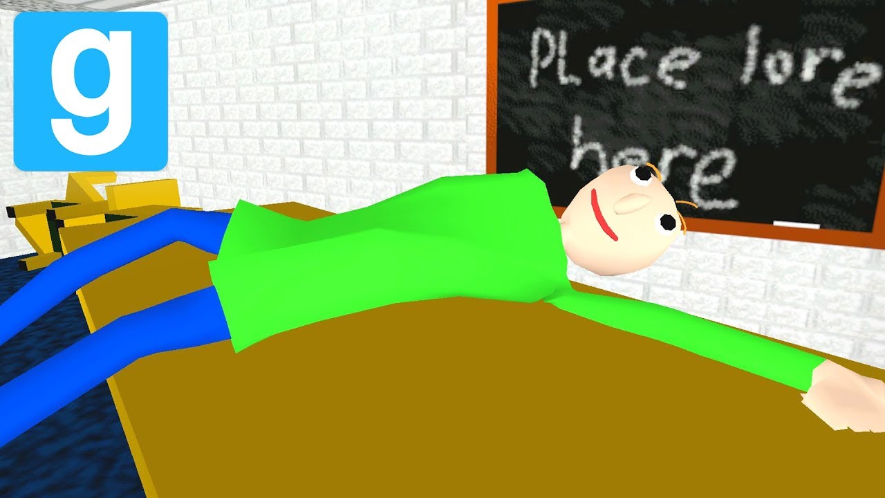 Garry's Mod - BALDI'S BASICS MAP - YouTube