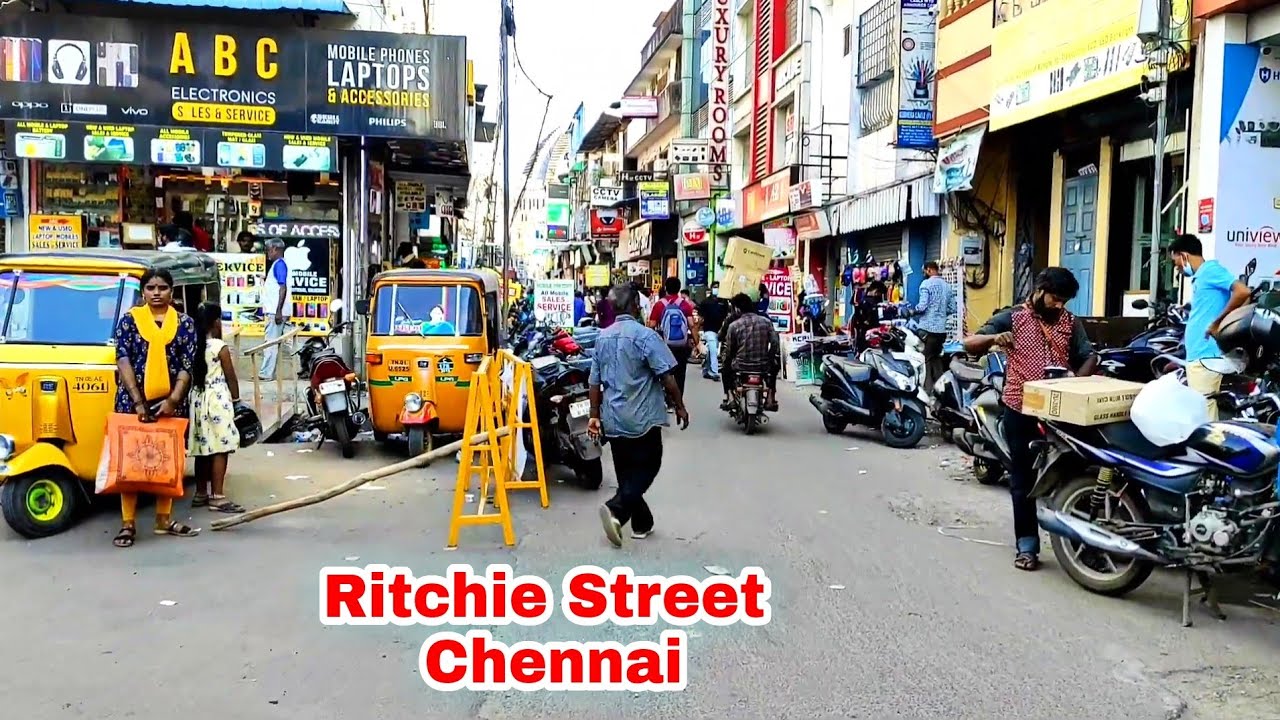 Walk in Ritchie Street Chennai / Tamilnadu - India / Mg Walking👣🚶 - YouTube