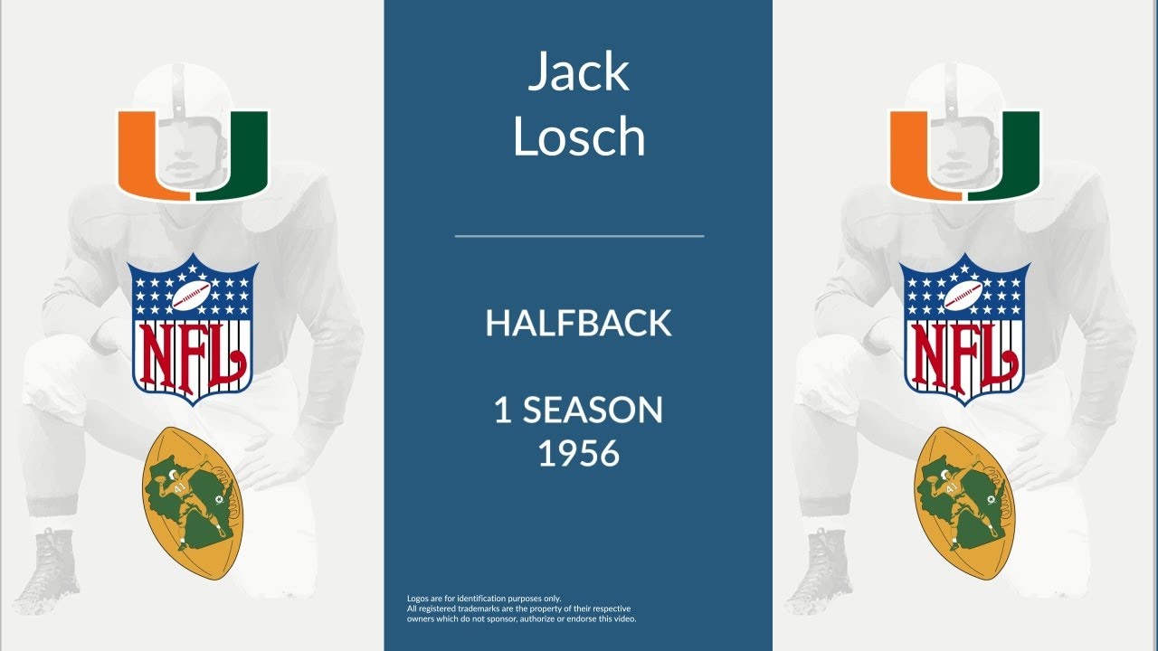 Jack Losch: Football Halfback - YouTube