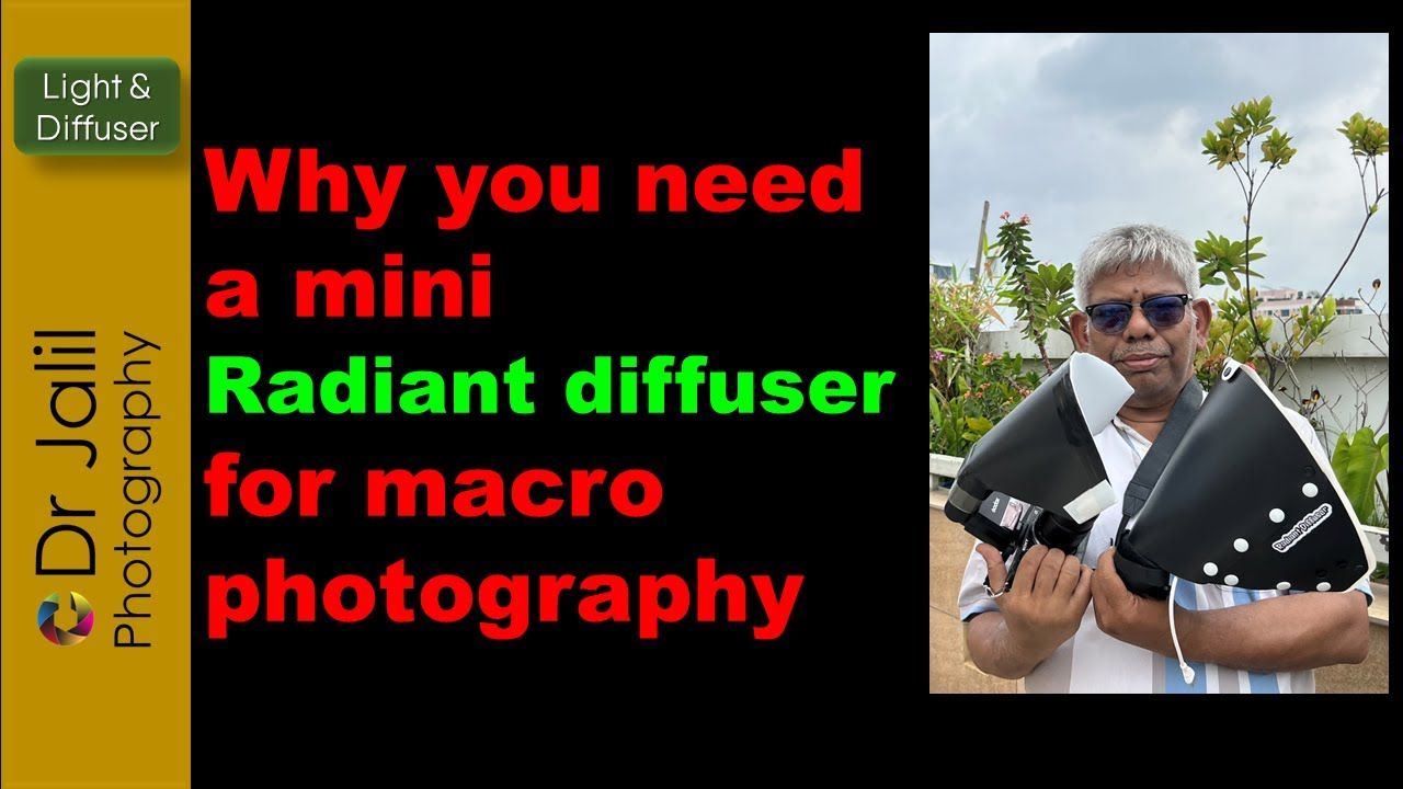Why you need a mini Radiant diffuser for macro photography - YouTube