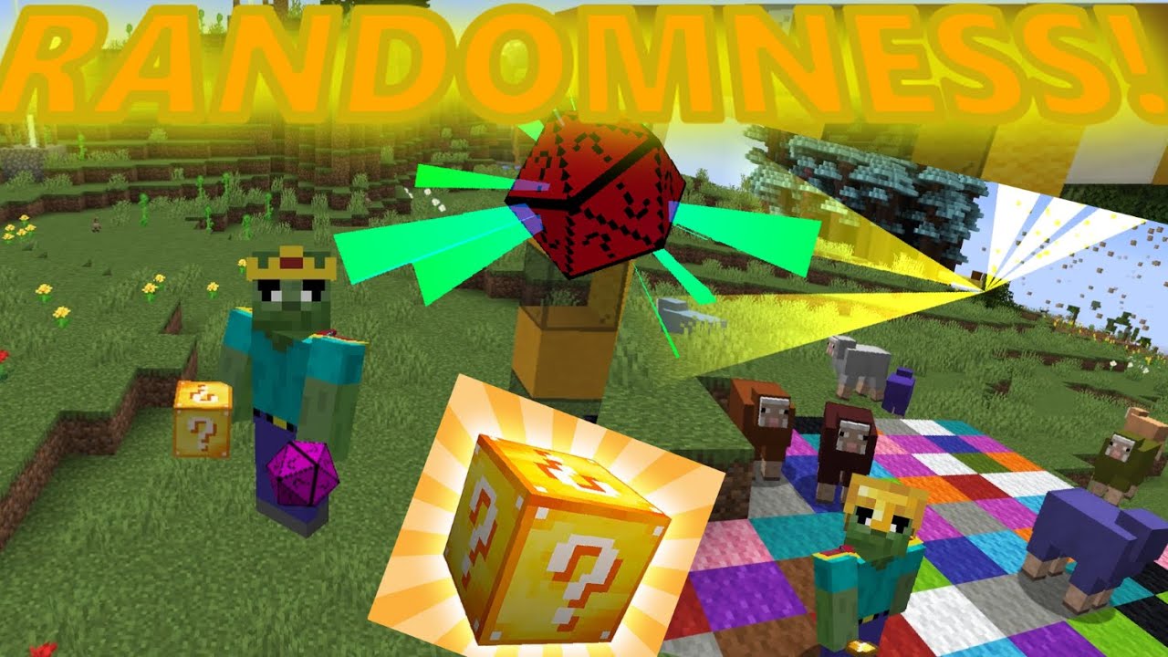 LUCKY AND CHANCE BLOCK MOD REVIEW OF EPICNESS!!! - YouTube