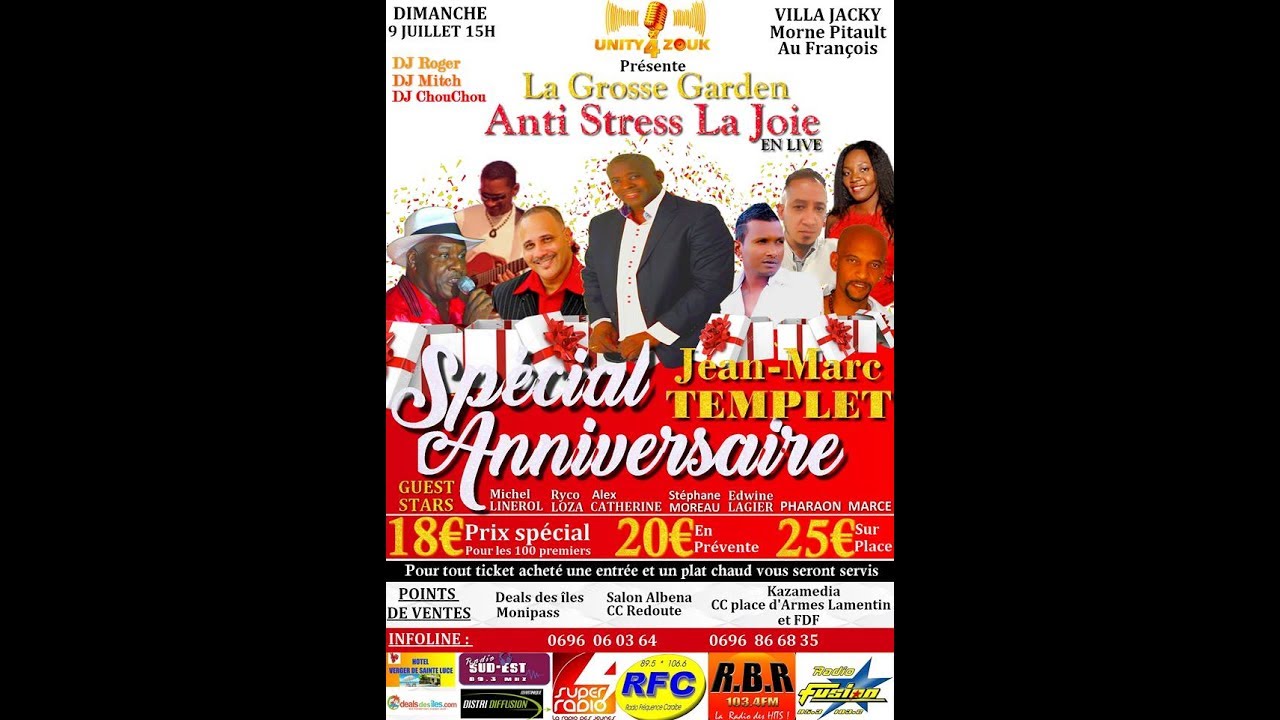 Unity 4 Zouk présente la grosse Garden Antistress la joie !!! - YouTube