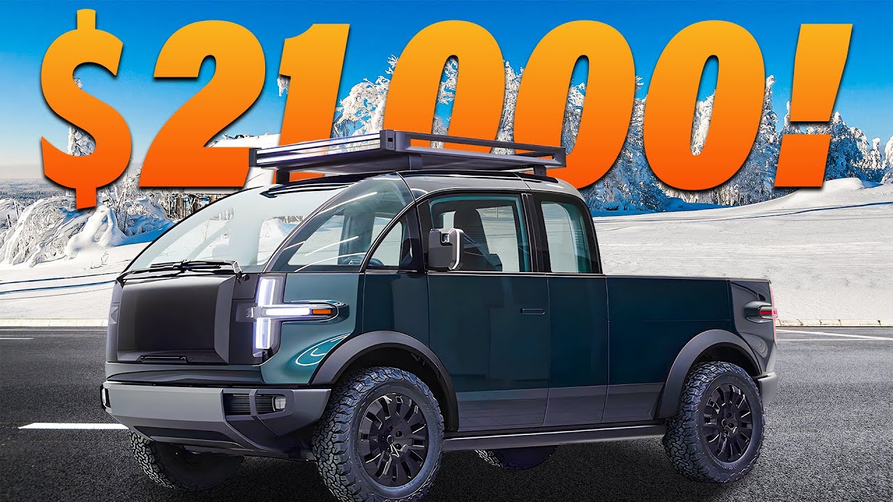Unveiling the Revolutionary All-Electric Canoo Pickup Truck! - YouTube
