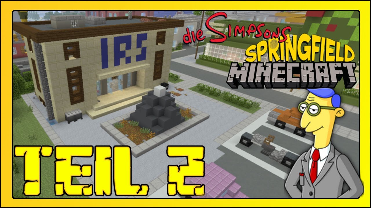 Minecraft Springfield IRS | Teil 2 | Büro Tour!!! - YouTube