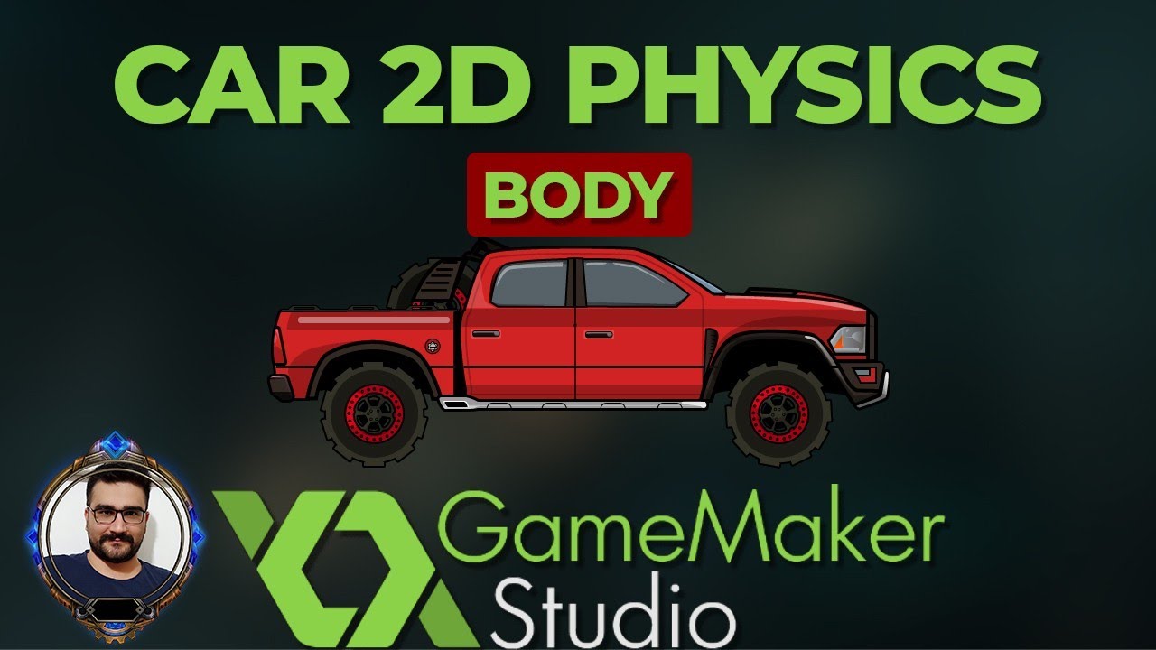 Car 2d sidescroll game: body of car physics in gamemaker studio - YouTube