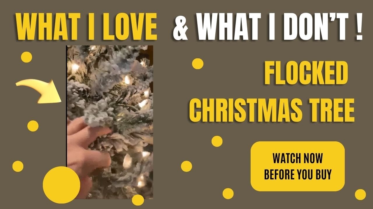 How To Fluff A Flocked Pre-lit Christmas Tree To Make It Look More ...