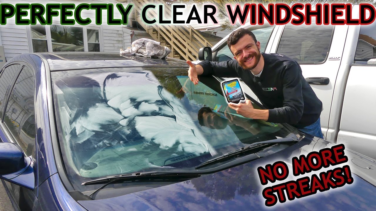 See PERFECTLY Through Your Windshield! No More Glare and Streaks! - YouTube