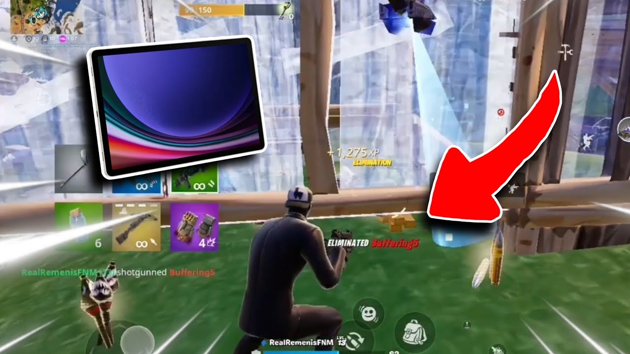 Fortnite Mobile Samsung Tab S9 Full Gameplay! - YouTube
