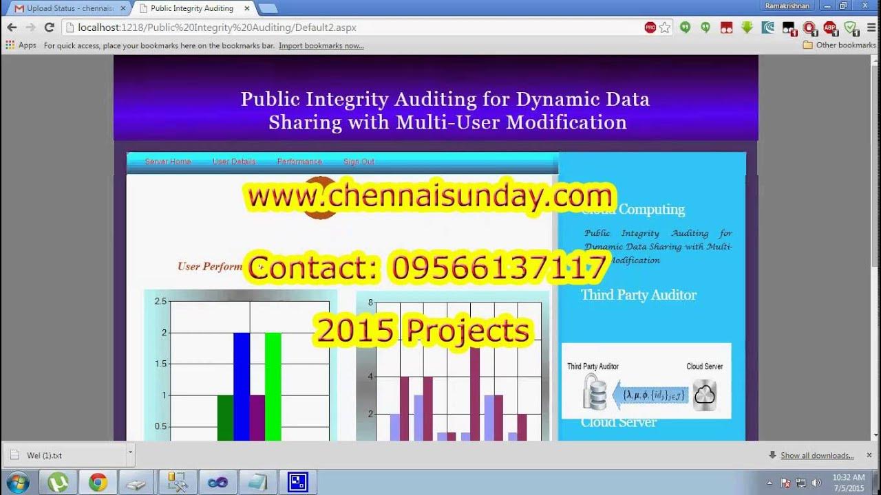 Public Integrity Auditing for Dynamic Data Sharing with Multi-User Modification - YouTube