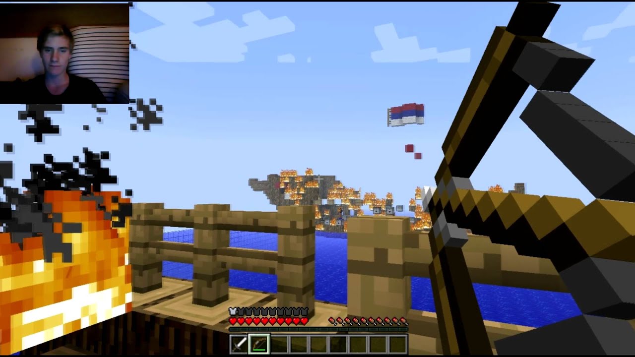EPIC MINECRAFT BOAT BATTLE ^_^ - YouTube
