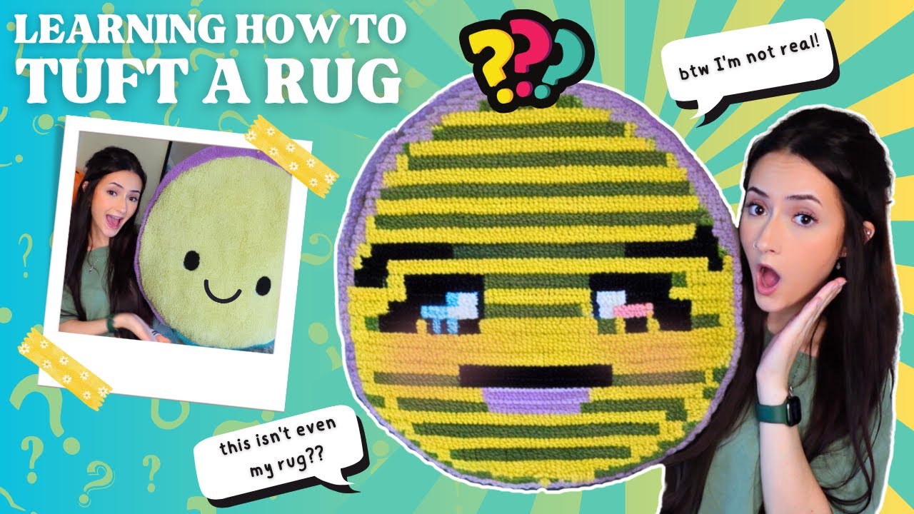 RUG TUFTING: Overcoming Challenges in My First Tufting Project! - YouTube