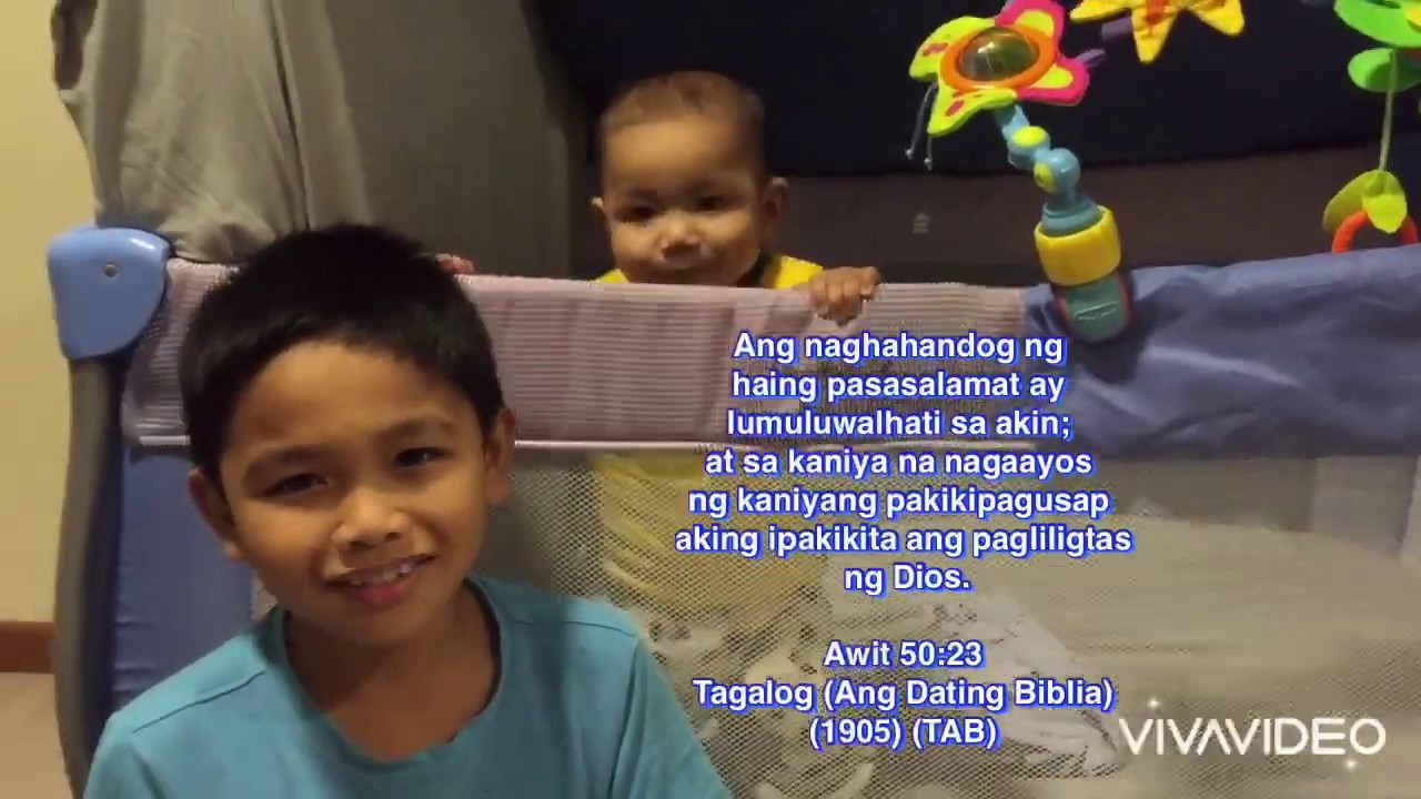 23 June 2020 VERSE OF THE DAY | Awit 50:23 | Tagalog | Kuya Priam ...