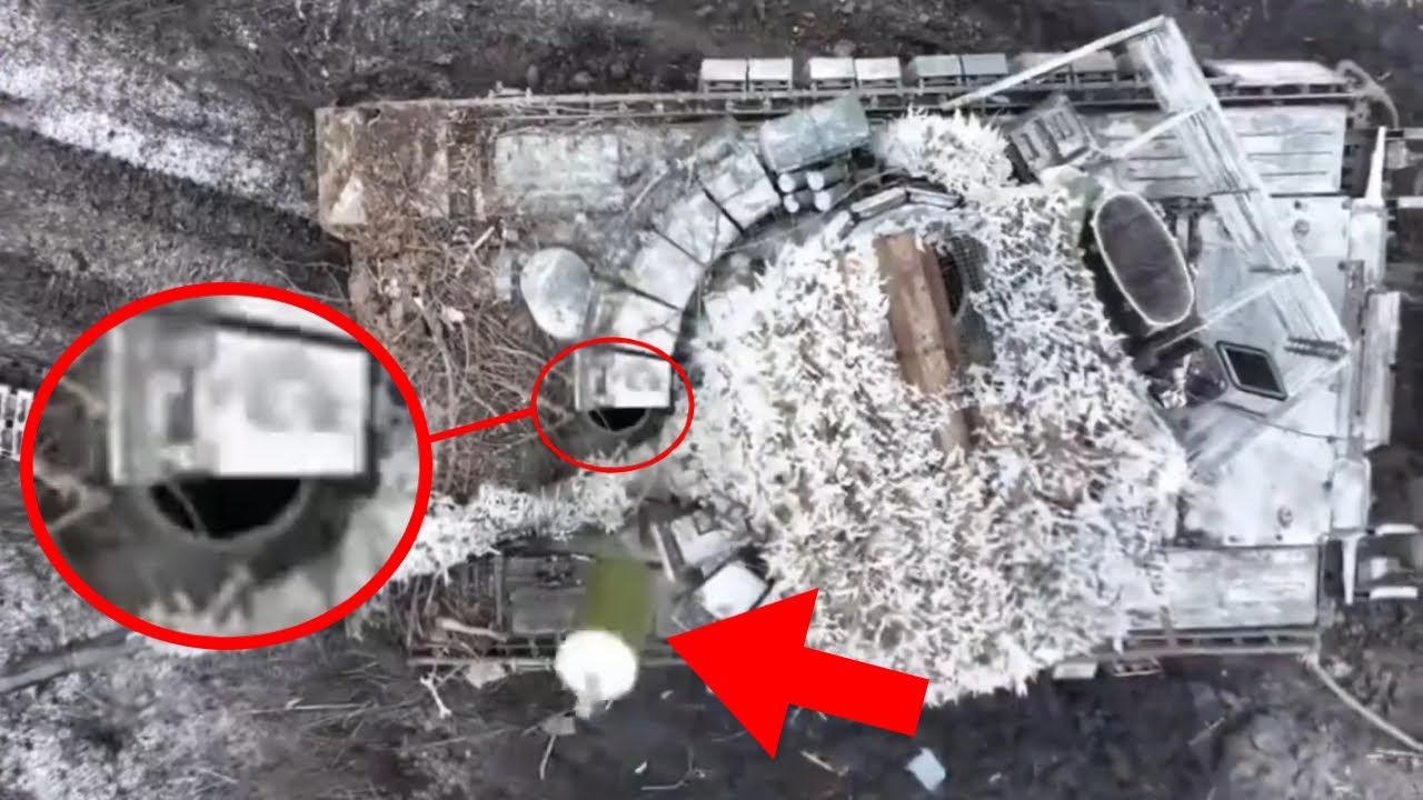 Impressive Drop Causes T-80BVM To Blow Up (Turret Toss) - YouTube