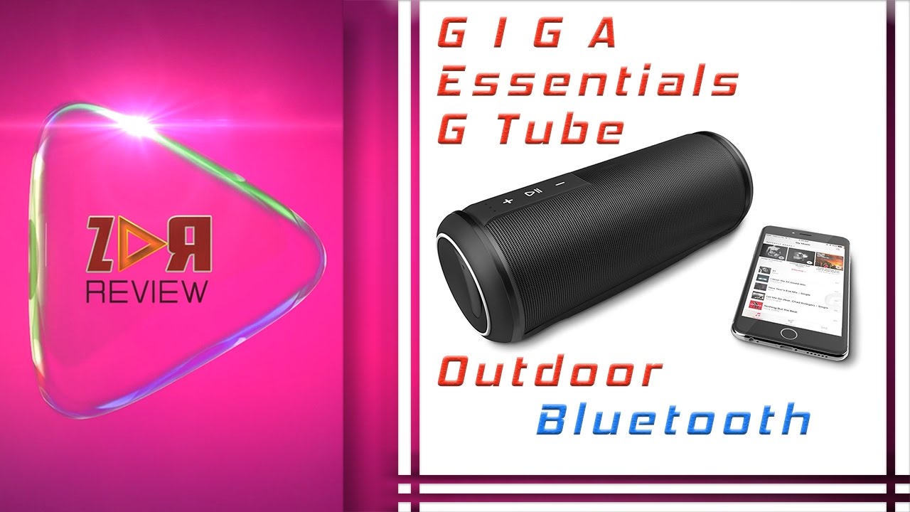 GIGA Essentials G Tube Outdoor Bluetooth Lautsprecher - YouTube
