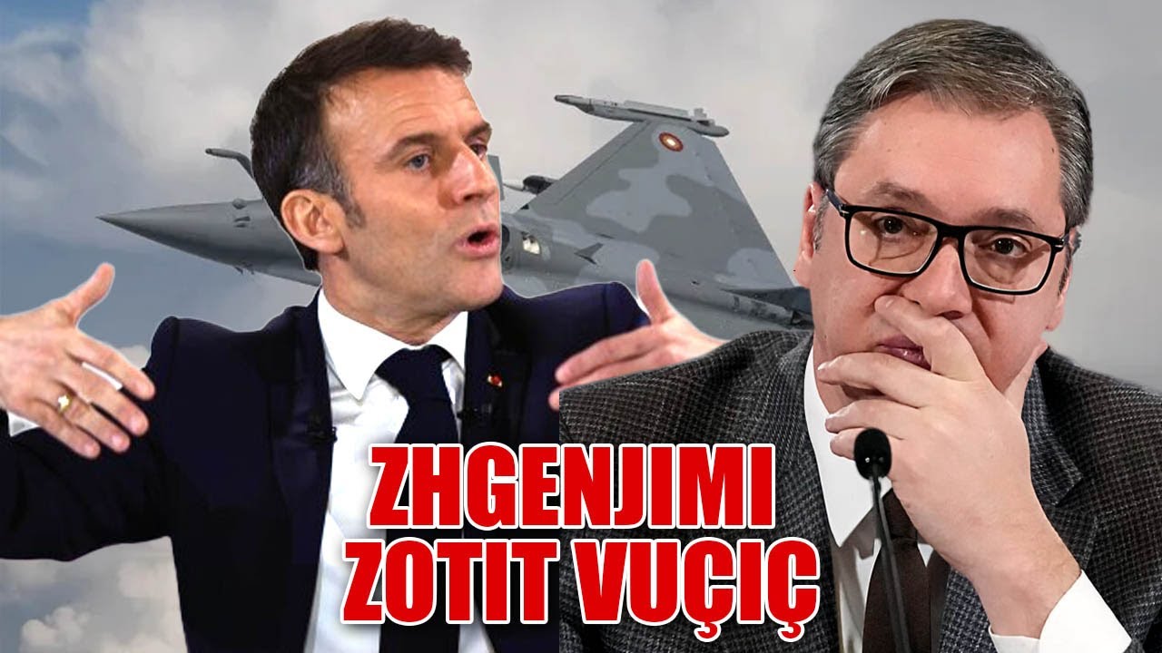 Franca BLLOKON Vuçiçin, ndalohet shitja e avionëve Rafale - YouTube