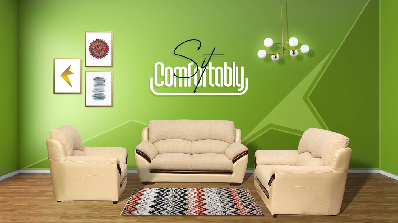 HI-TECH Furniture - Sofa Set - YouTube