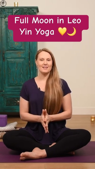 Full Moon Yin Yoga 🌕Full Moon in Leo ♌️ #yinyoga #fullmoon #leomoon - YouTube