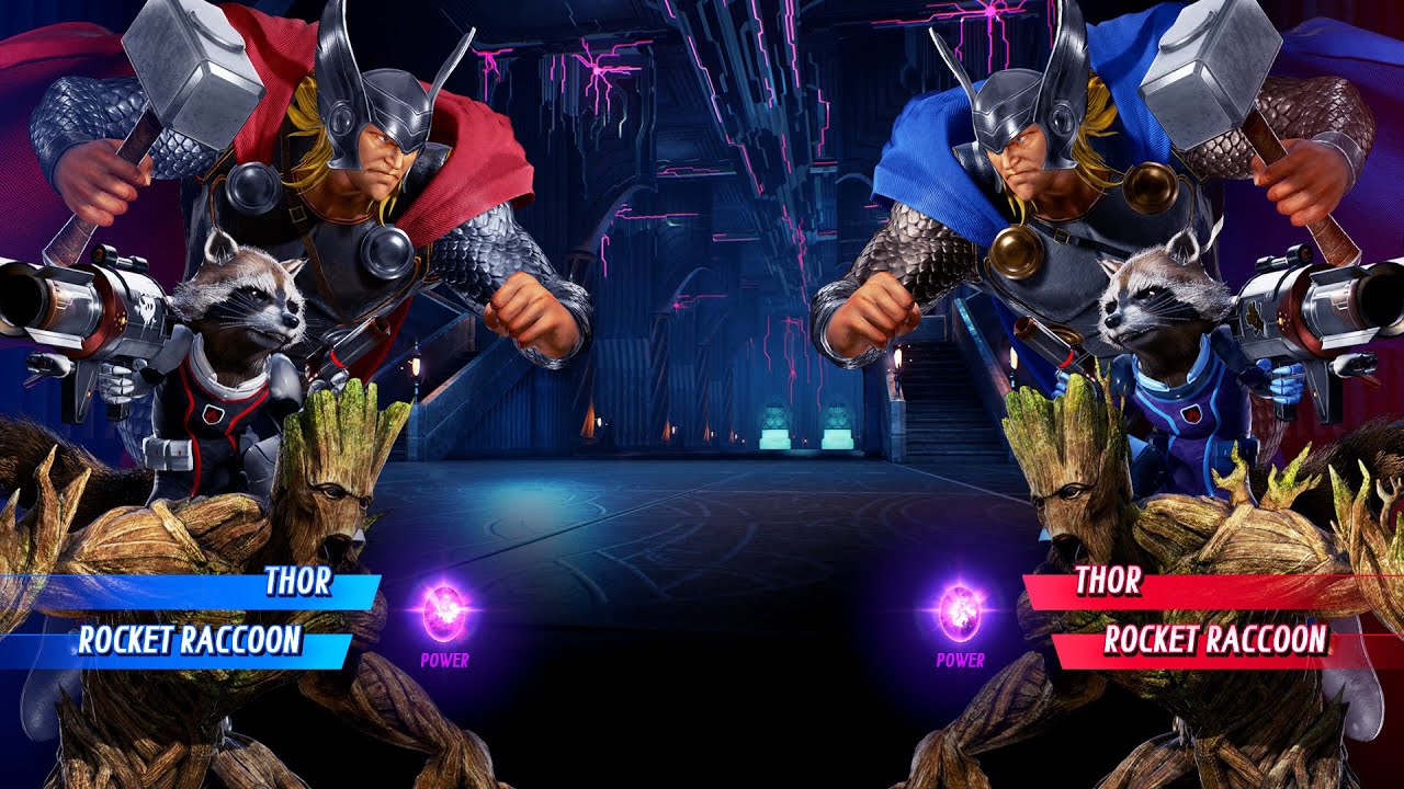 Thor & Rocket Raccoon vs Thor & Rocket Raccoon (Very Hard) - Marvel vs ...