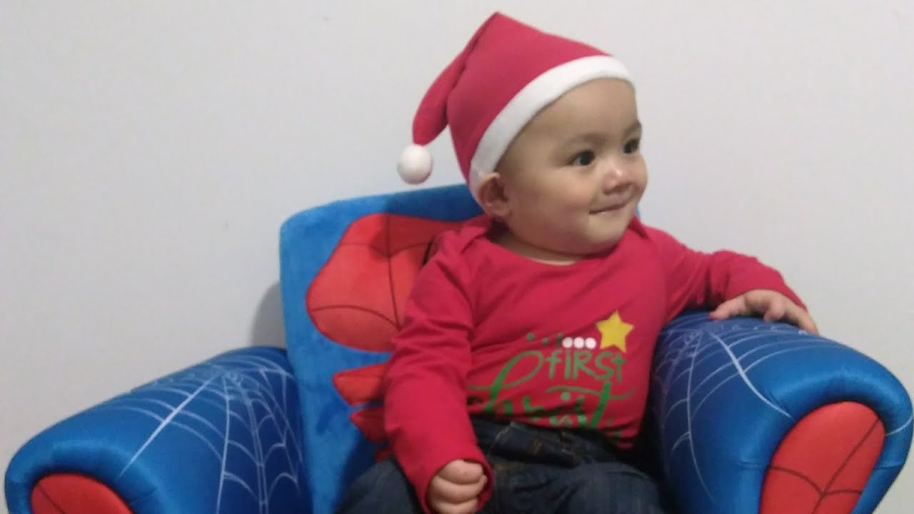 Baby first Christmas compilation 2019 (8 months old) - YouTube