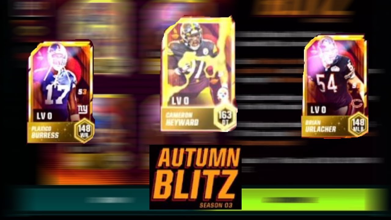 AUTUMN BLITZ SEASON 3 PROMO NEW 148 BRAIN URLACHER + MARVEL CAMERON ...