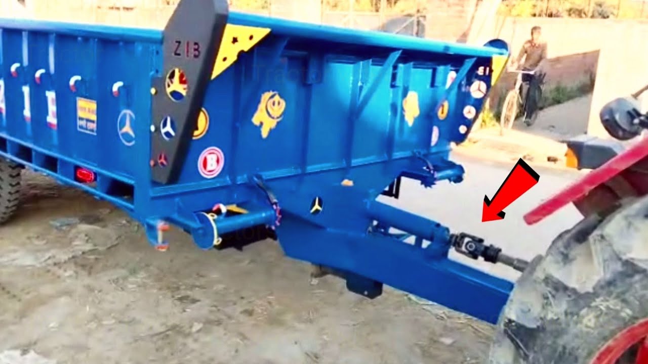 HMT 2511 Tractor full loaded Sugarcane first time pulling in PTo ...