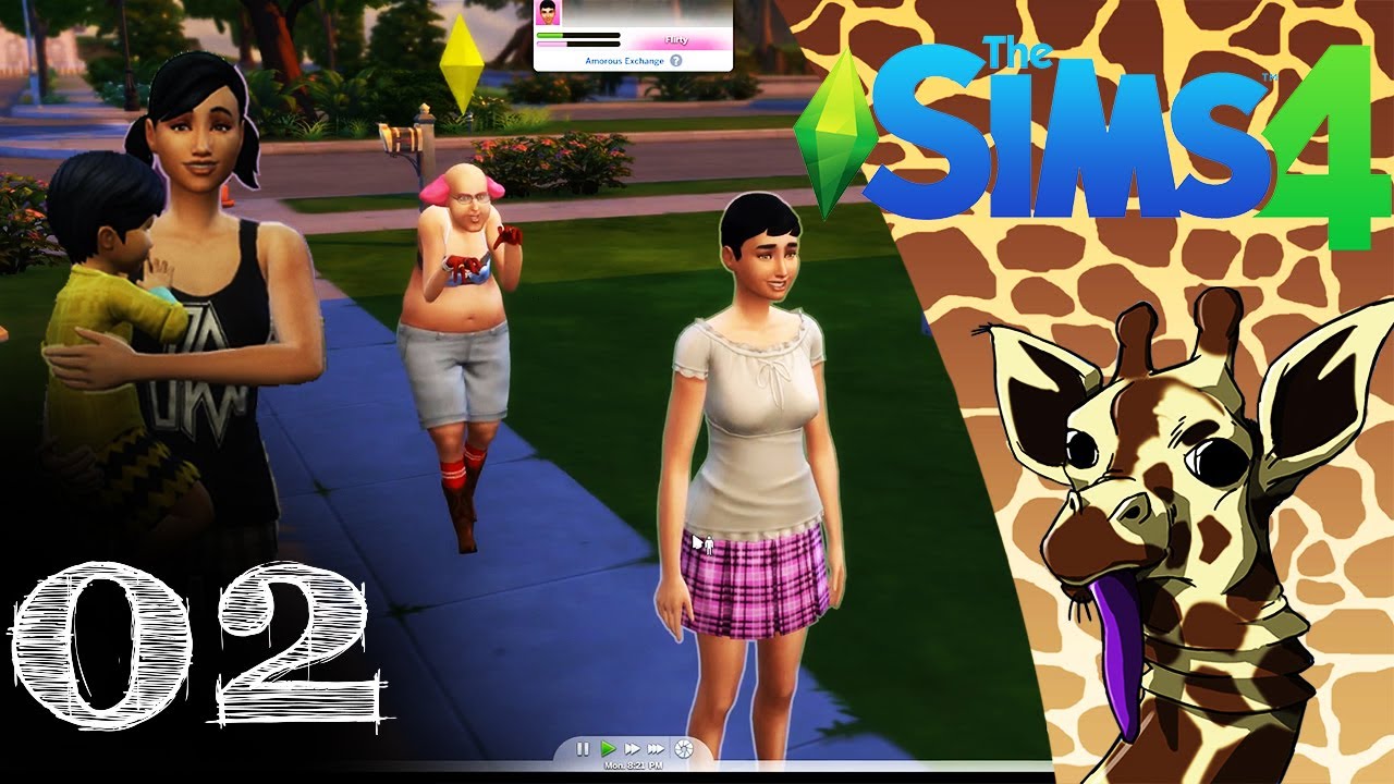 The Sims 4: Successfully Grooming Children - Part 2 - Kevin the Giraffe ...