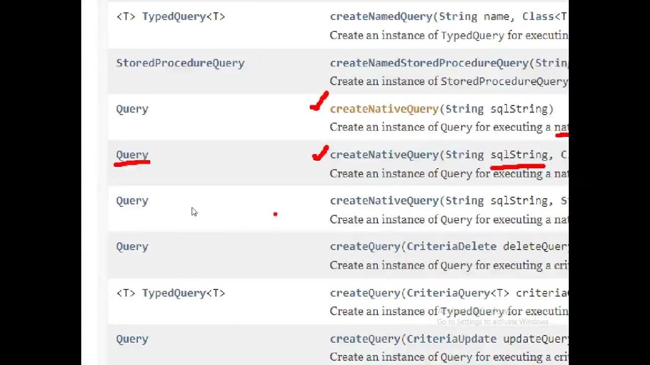 Hibernate data jpa day 19 create native query - YouTube
