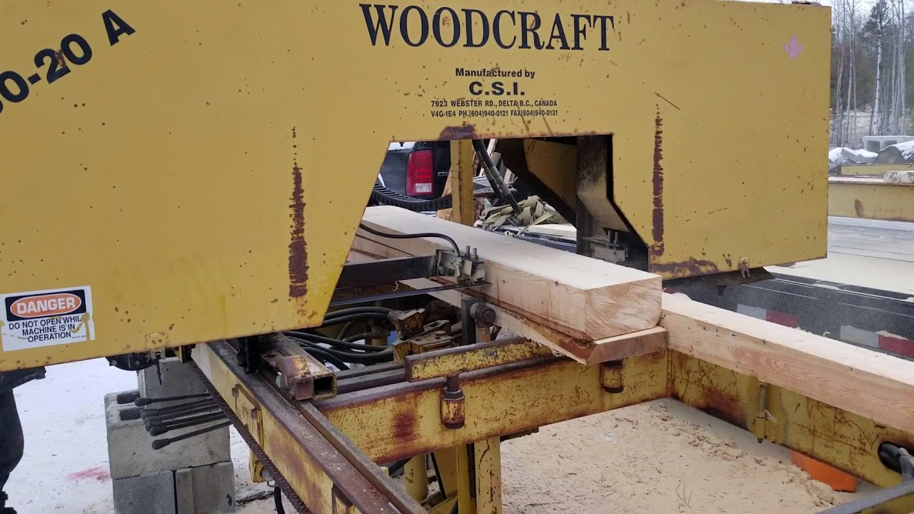 Woodcraft 20-30A lumber mill - YouTube