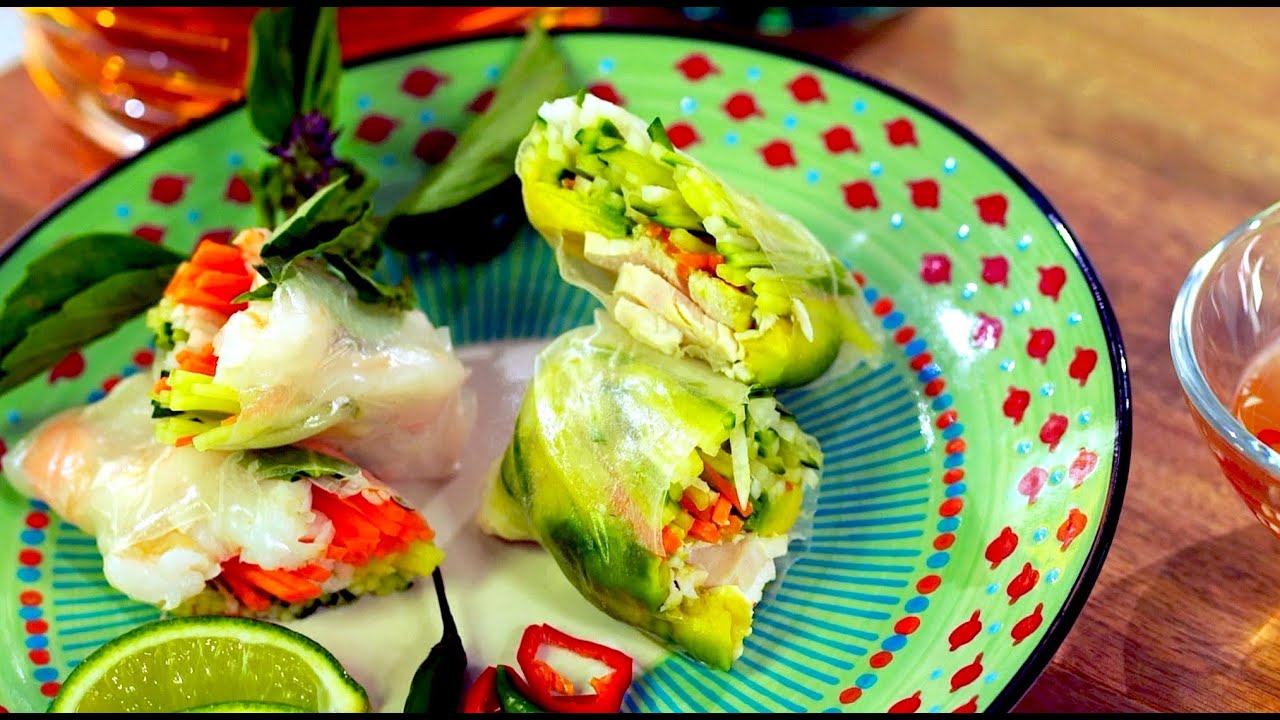 Spring Rolls, Gluten Free Style - Gluten Free with Alex T - YouTube