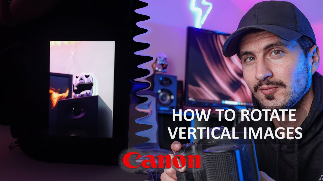 How to rotate vertical images automatically in Canon cameras? - YouTube